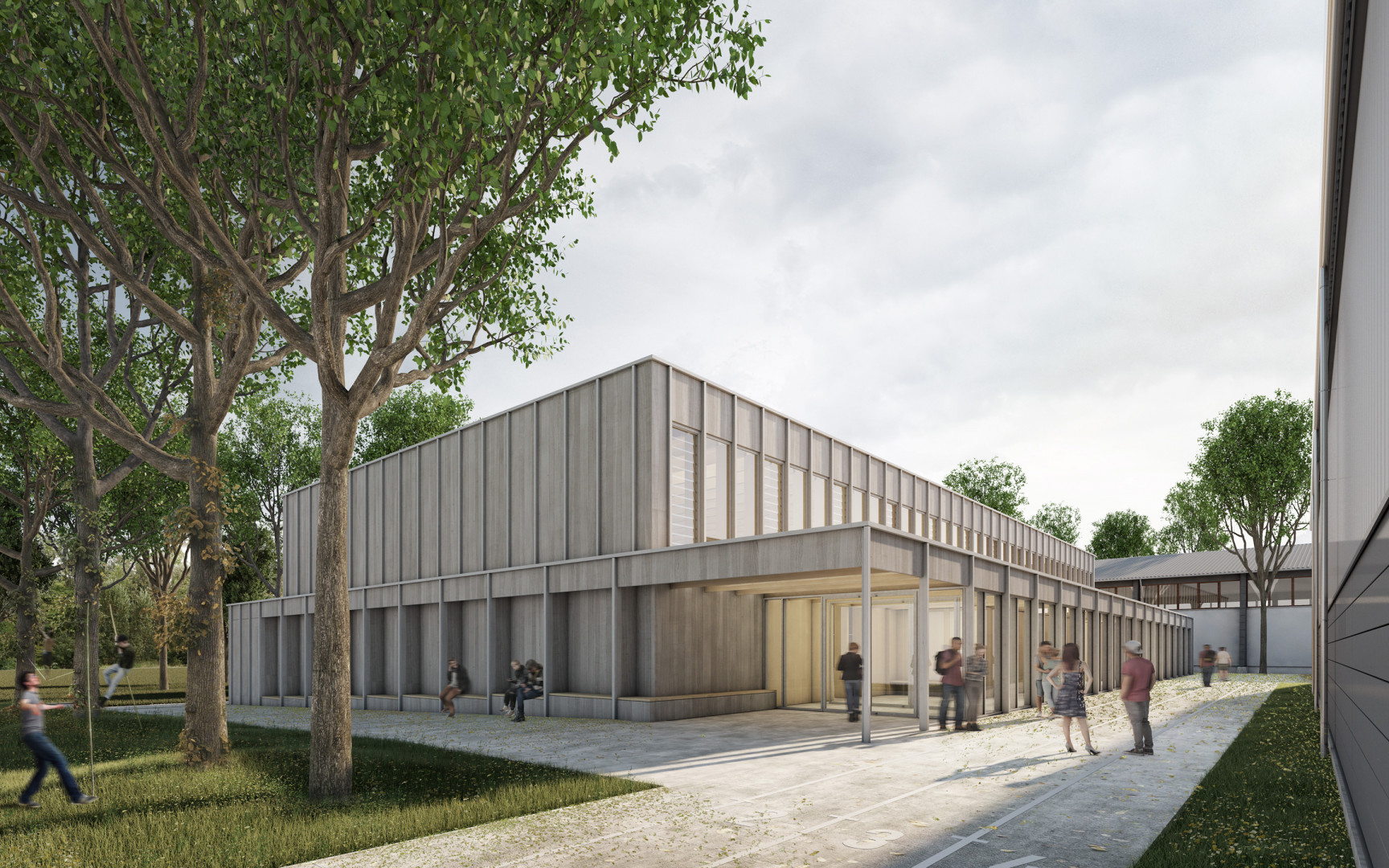 WLSB Sports Centre Ruit, Stuttgart — Birk Heilmeyer und Frenzel Architekten